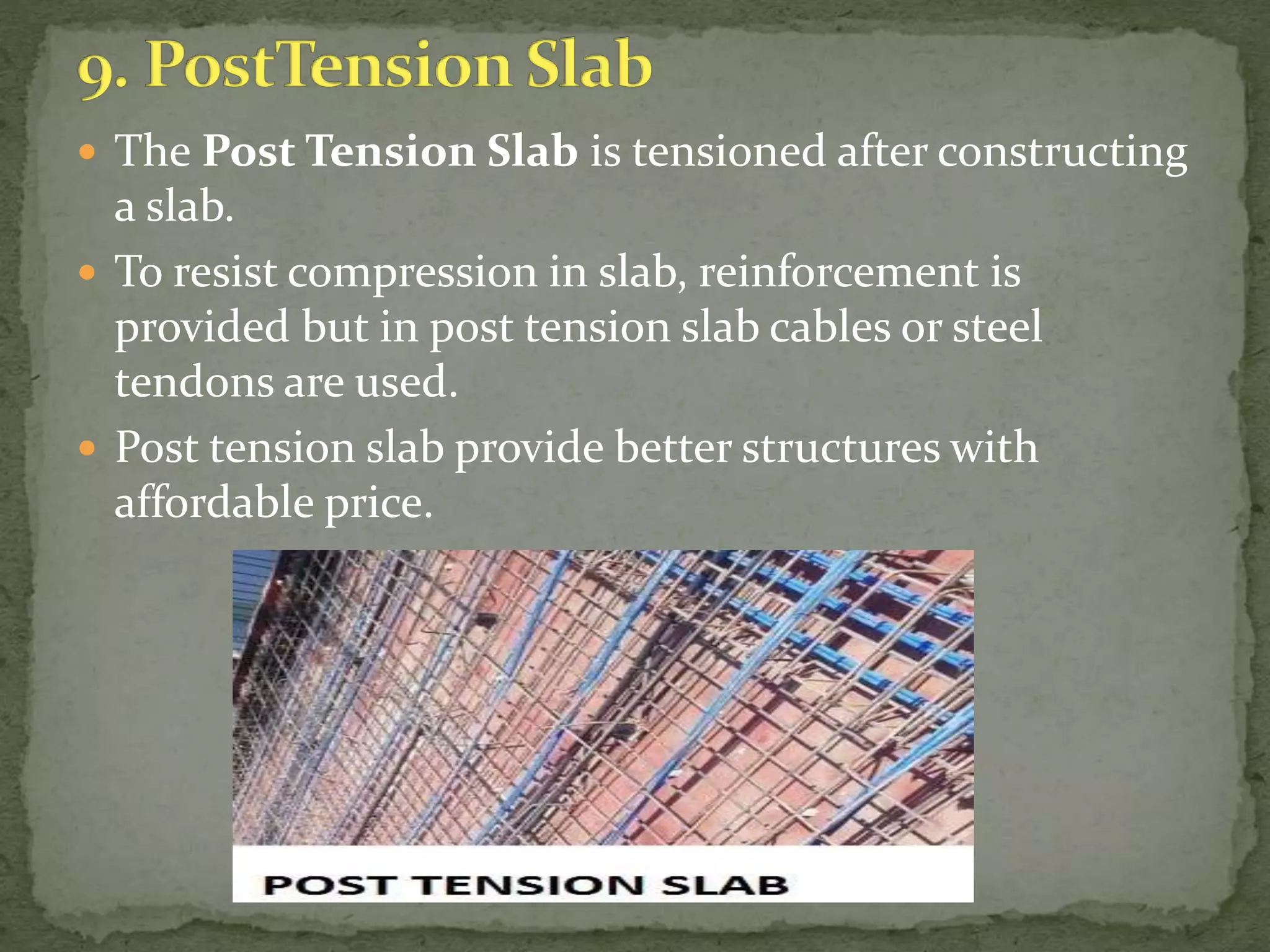 What Is A Slab? And What Are The Different Types Of Slab? | PPTX