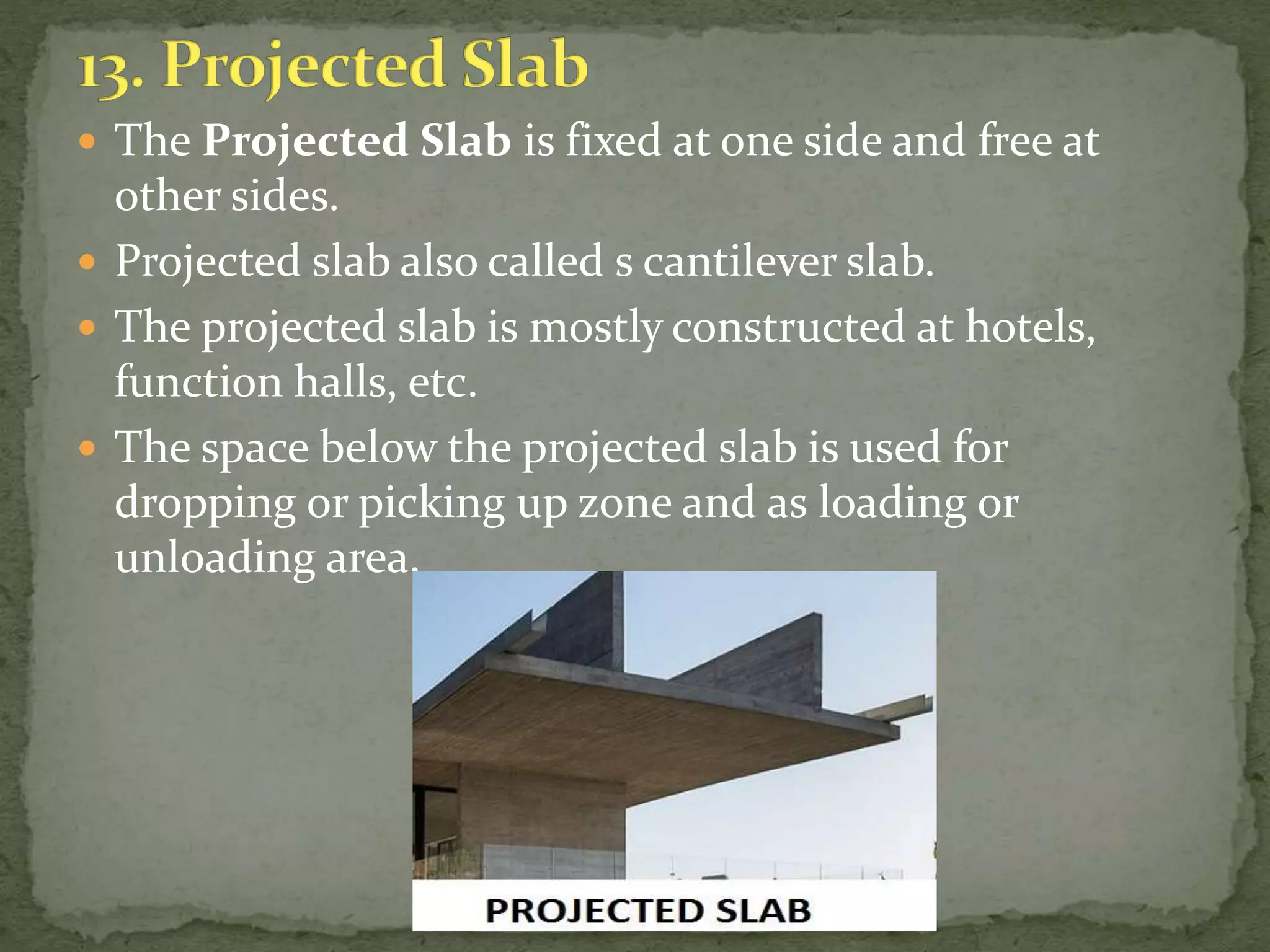 What Is A Slab? And What Are The Different Types Of Slab? | PPTX