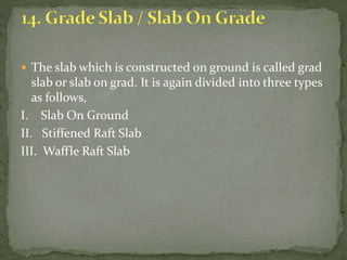What Is A Slab? And What Are The Different Types Of Slab? | PPTX