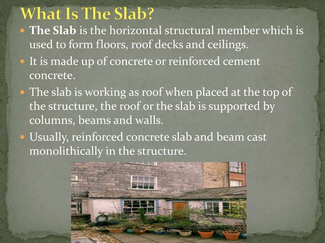 What Is A Slab? And What Are The Different Types Of Slab? | PPTX