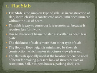 What Is A Slab? And What Are The Different Types Of Slab? | PPTX