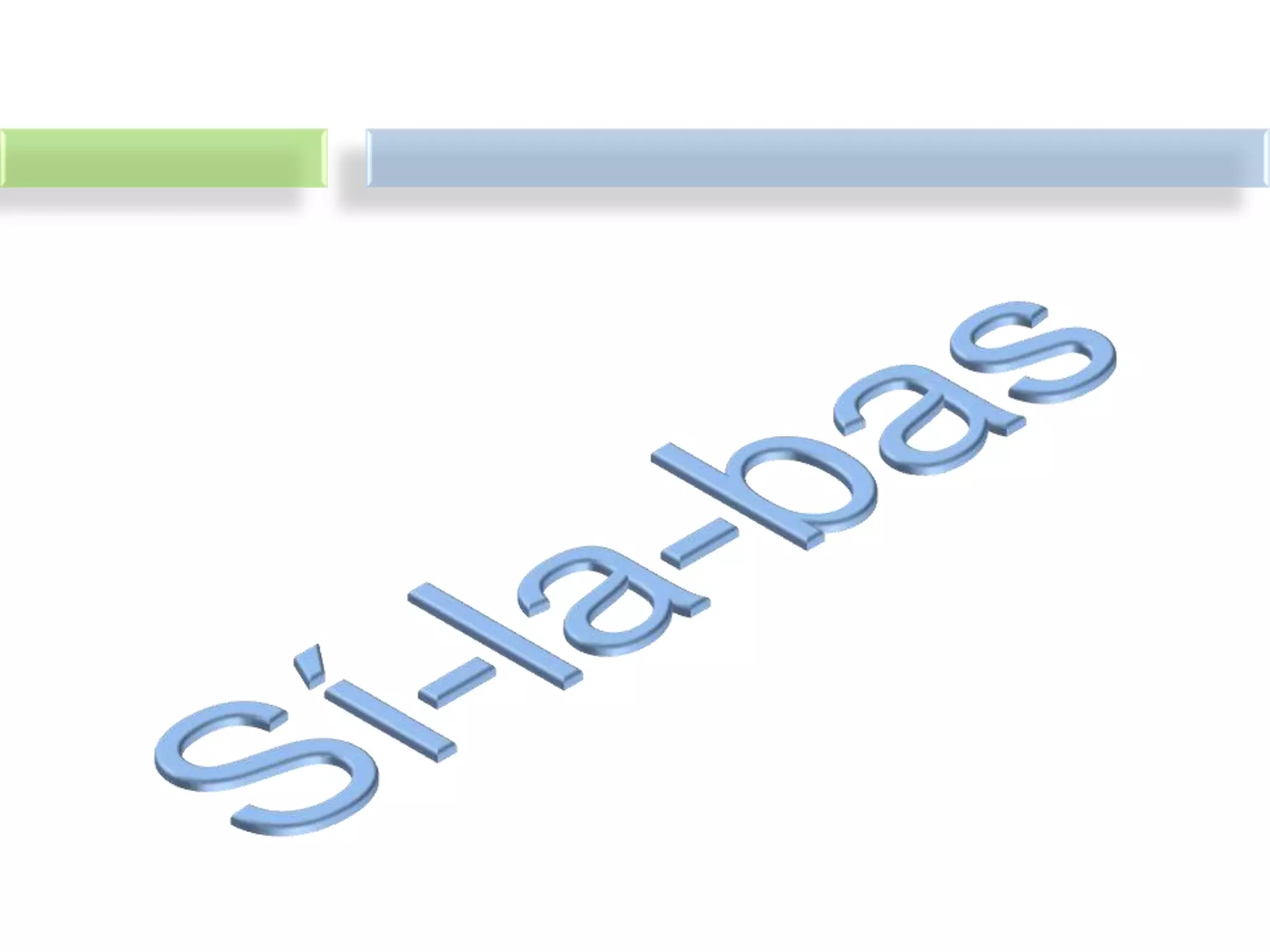 Sílabas y acentuación final | PPSX