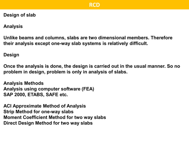 Slab_design_RCD_II_Lec_1_beam_column_arrangment.pptx | Civil Engineering Industry | Industries
