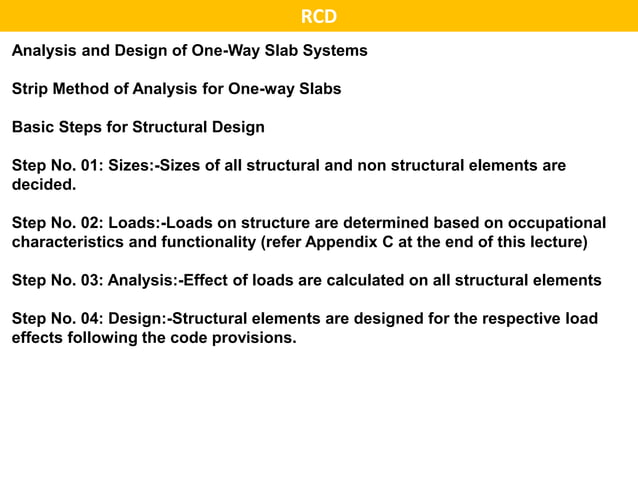 Slab_design_RCD_II_Lec_1_beam_column_arrangment.pptx | Civil Engineering Industry | Industries