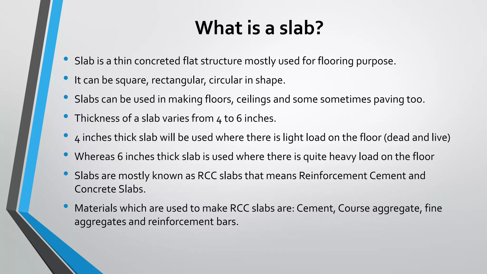 Slabs and types | PDF