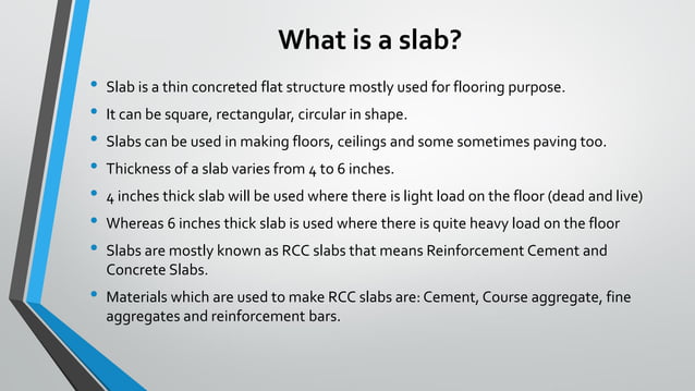 Slabs and types | PDF | Science