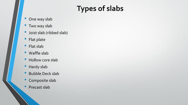 Slabs and types | PDF | Science