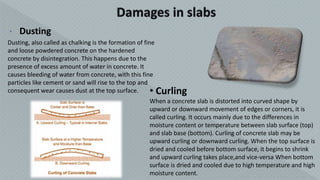 Damages and repairs in slab. | PPTX