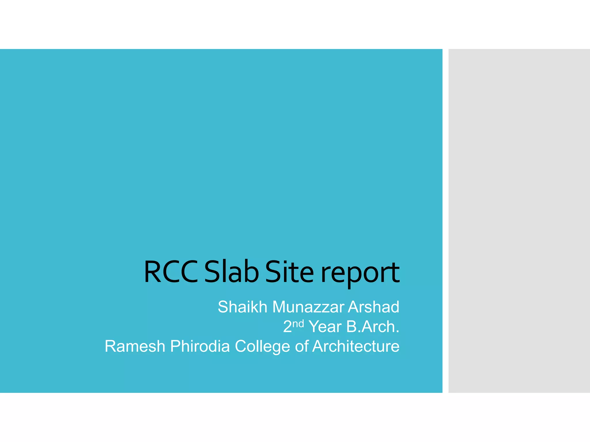 Slab site report | PDF