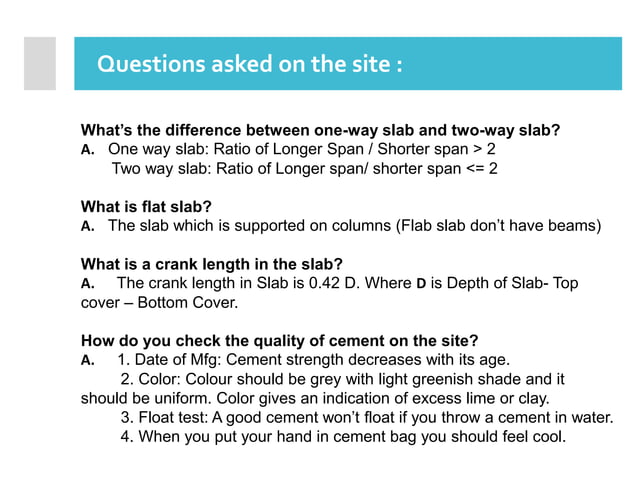 Slab site report | PDF