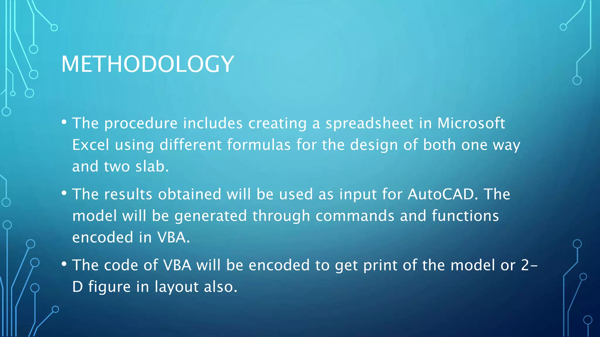 Design & Modelling of Slab using Macro, VBA & AutoCAD | PPTX | Desktop Publishing | Computer ...