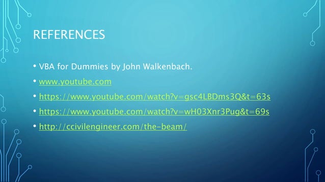 Design & Modelling of Slab using Macro, VBA & AutoCAD | PPTX | Desktop Publishing | Computer ...