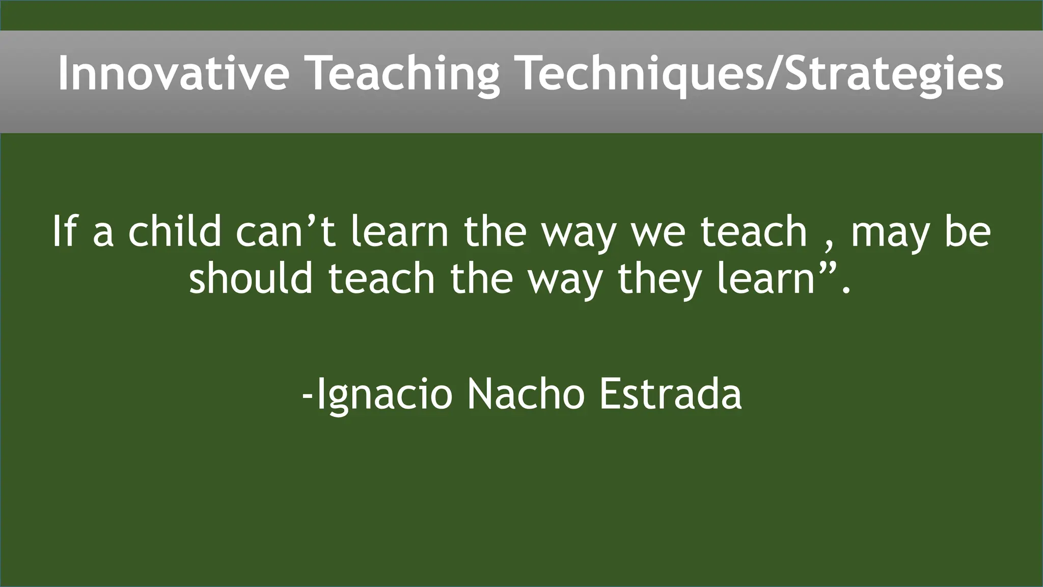 Innovative Teaching strategies.......... | PPTX