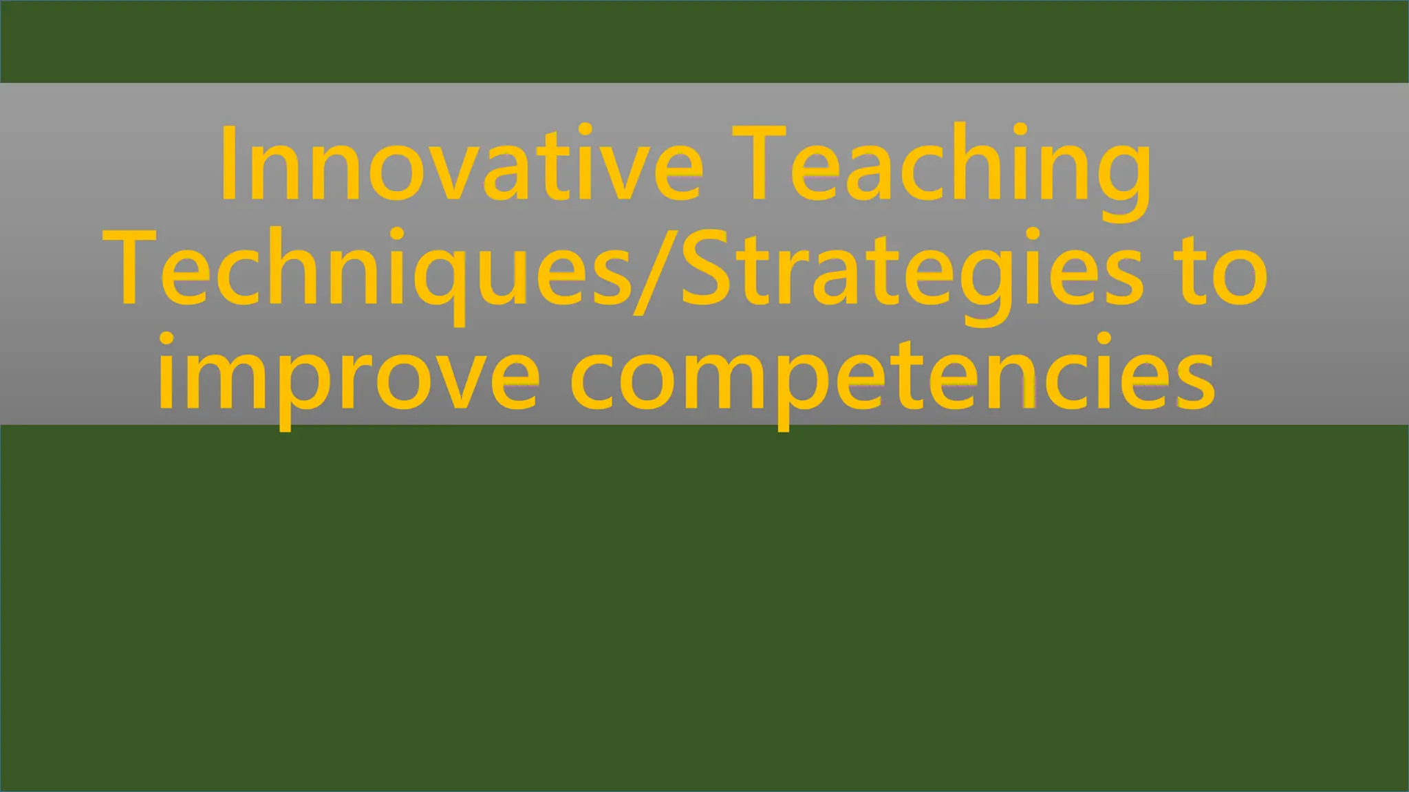 Innovative Teaching strategies.......... | PPTX