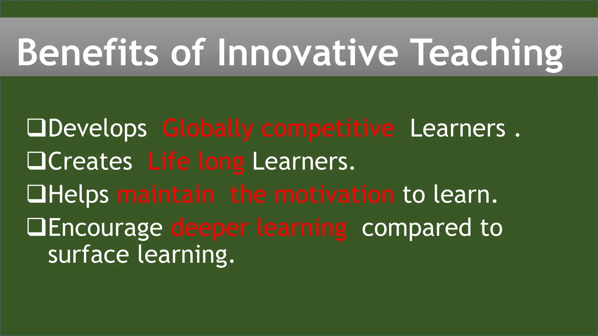 Innovative Teaching strategies.......... | PPTX