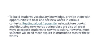 SLAC for Teachers: Building Foundational Literacy Skills for Early ...