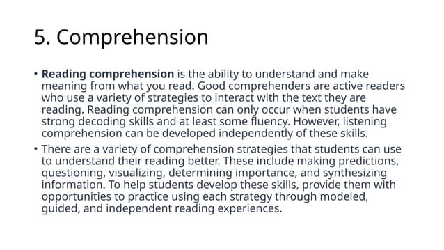 SLAC for Teachers: Building Foundational Literacy Skills for Early ...