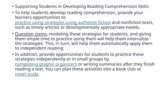 SLAC for Teachers: Building Foundational Literacy Skills for Early ...