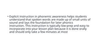 SLAC for Teachers: Building Foundational Literacy Skills for Early ...