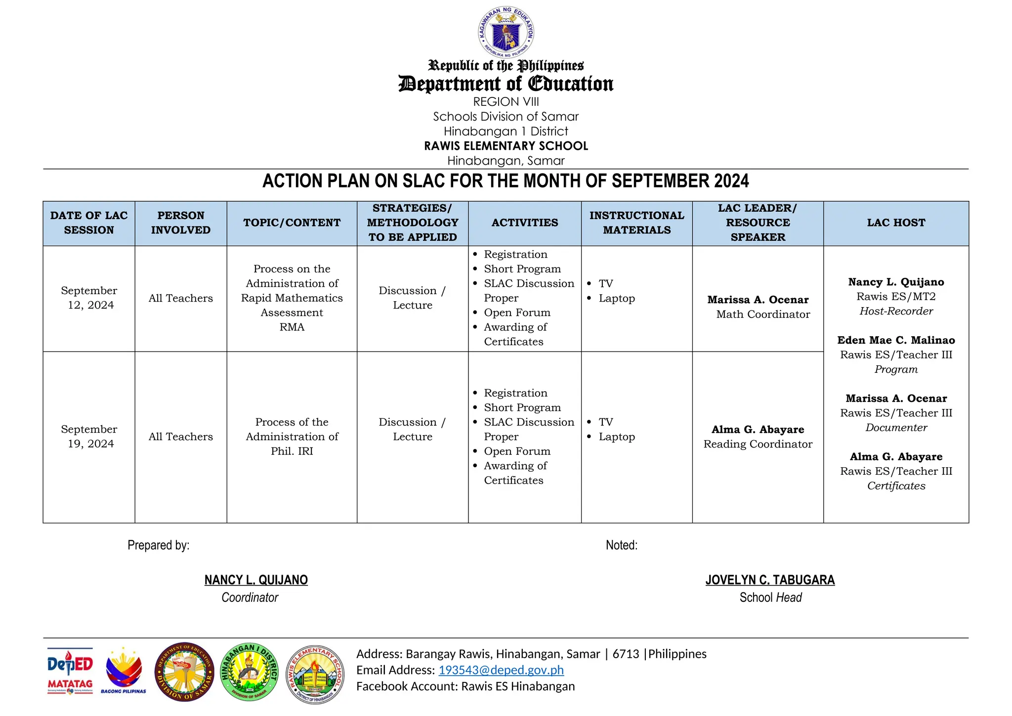 SLAC-for-the-month-S.Y.-2024-2025 . docx | DOCX