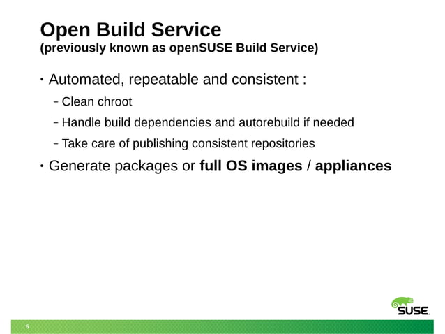 Continuous Integration and DevOps with Open Build Service(OBS) | PPT