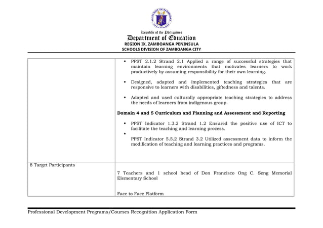 School Learning Action Cell for 2024 - 2025 | DOCX