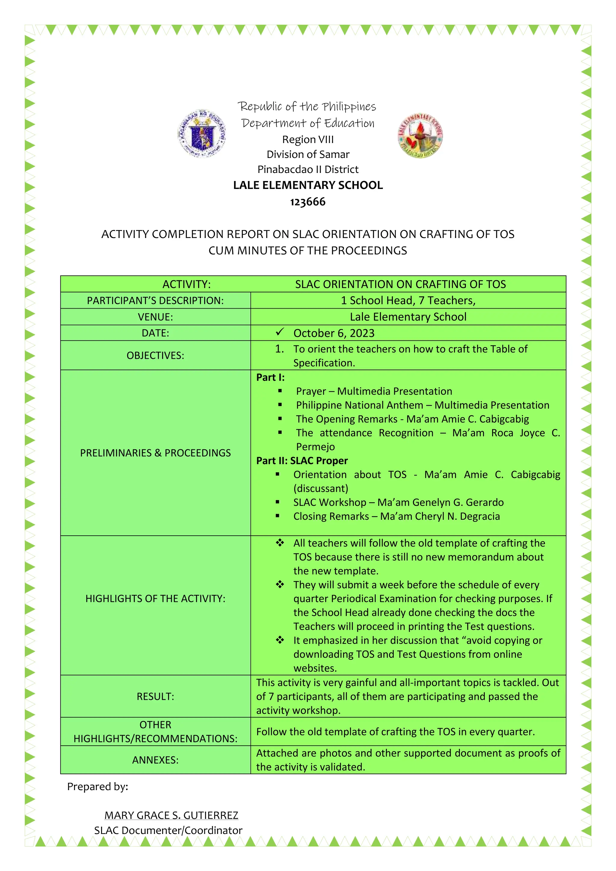 SLAC ACR for Crafting TOS- (10-6-23).docx