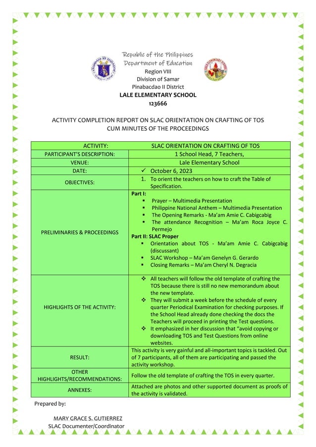 SLAC ACR for Crafting TOS- (10-6-23).docx