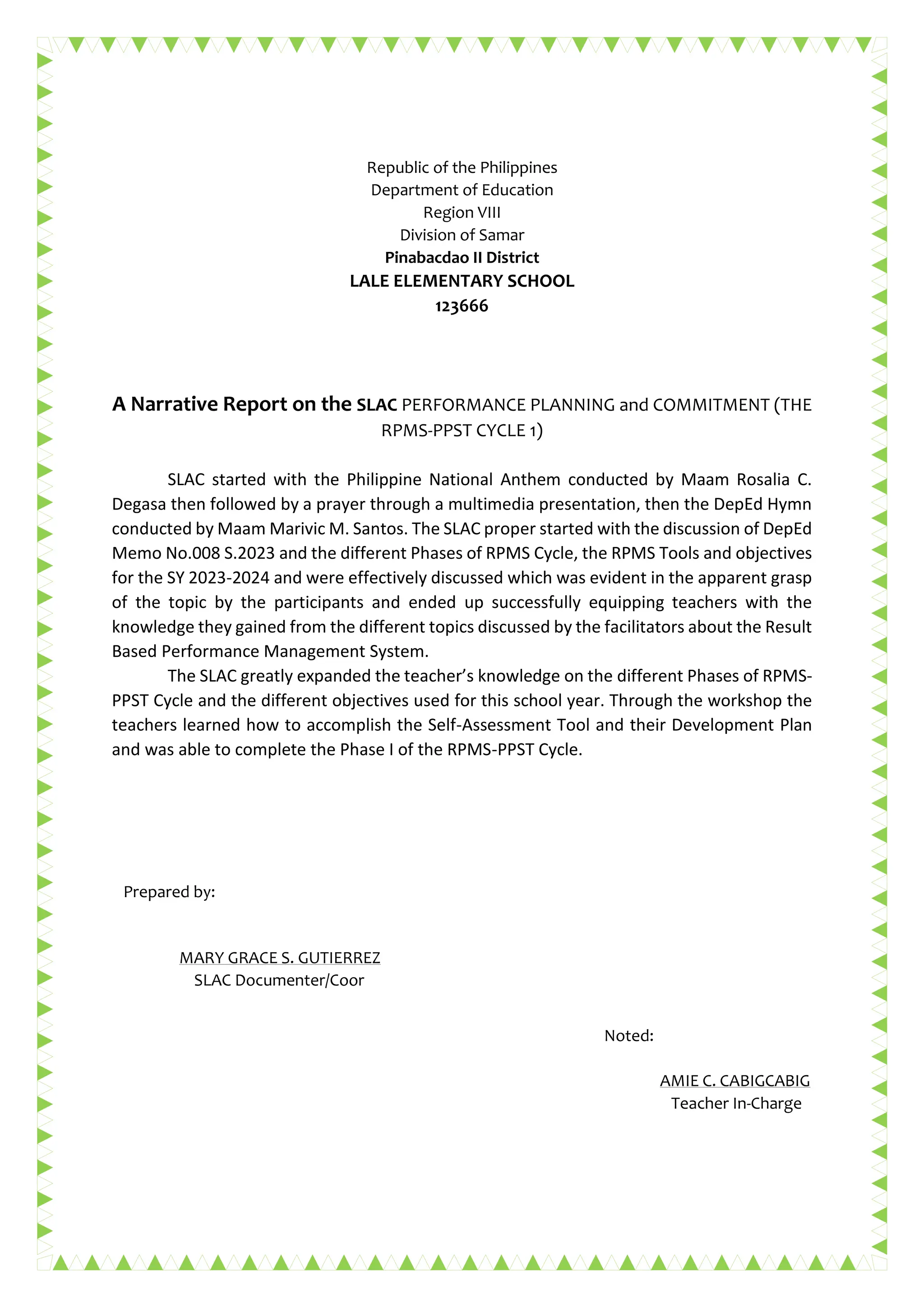 SLAc ACR for Performance Planning and Commitment (RPMS Cycle Phase 1).docx