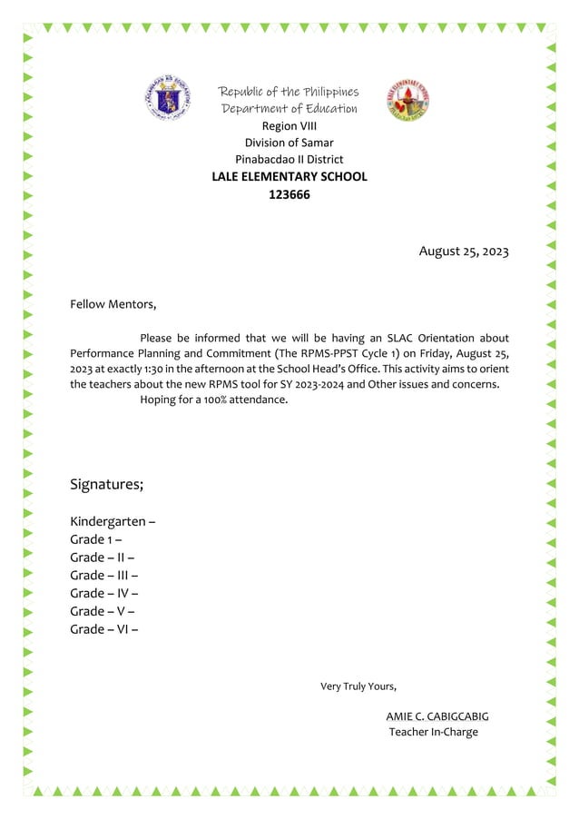 SLAc ACR for Performance Planning and Commitment (RPMS Cycle Phase 1).docx | Special Education ...