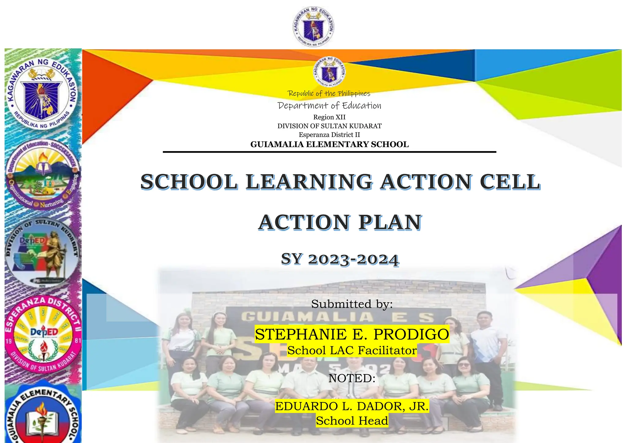 Guiamalia Es School Learning Action Plan for 2023-2024 | DOCX