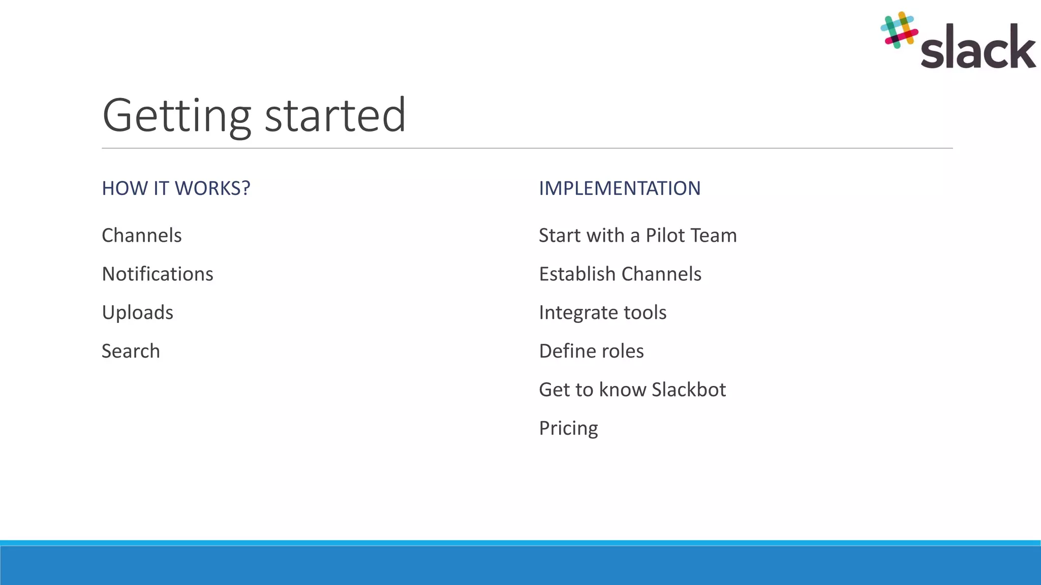 How to implement Slack | PPT