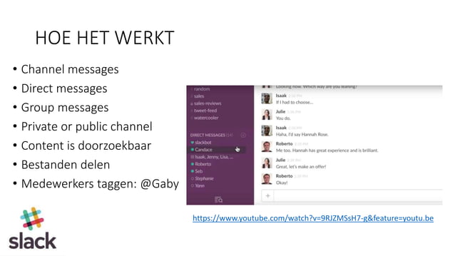 Slack for dummies | PPTX