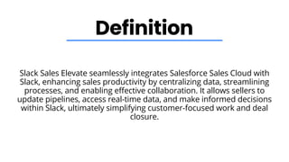 Slack Sales Elevate | PDF