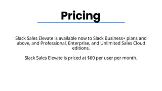 Slack Sales Elevate | PDF