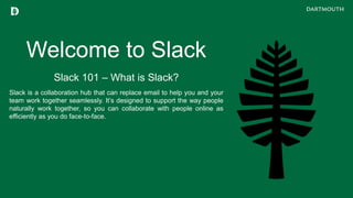 Slack investor pitch presentation for demo | PPTX