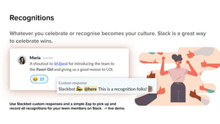 Slack and remote work | PPT