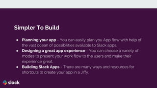 Slack apps | PPTX