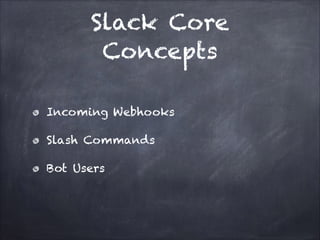 Slack Bots in Ruby | PPT