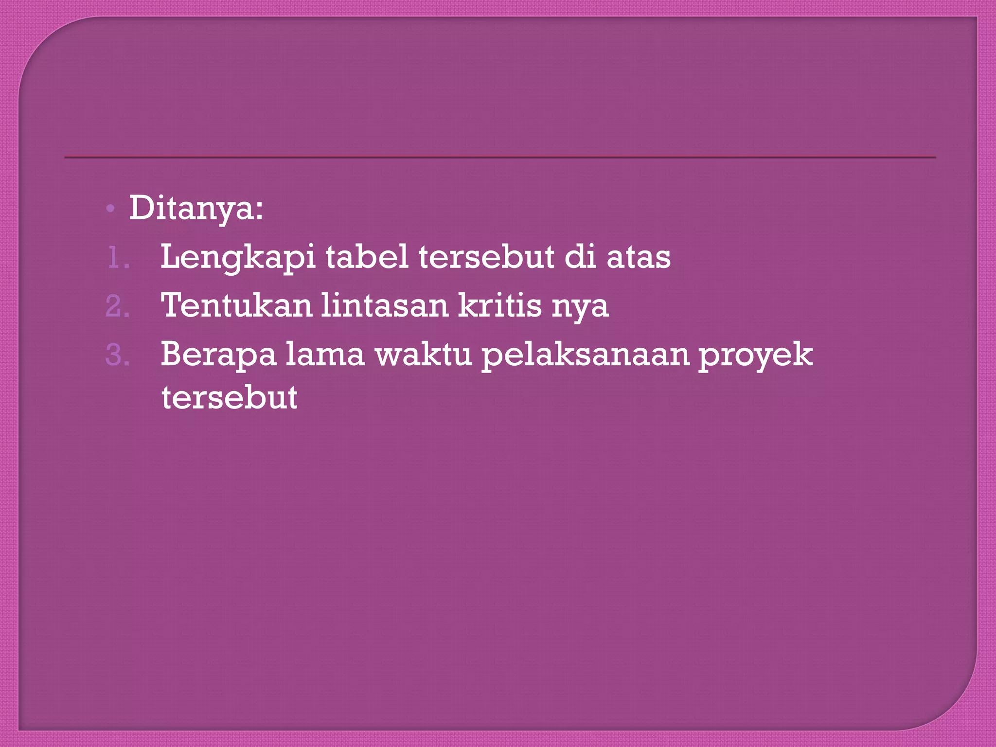 Slack dan float | PDF