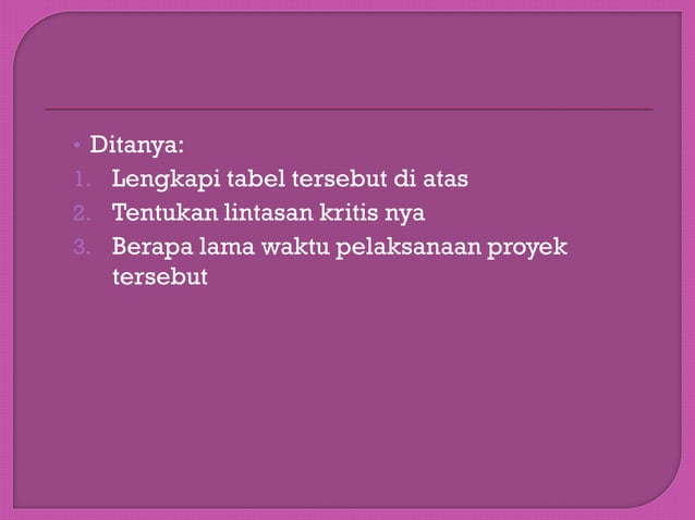 Slack dan float | PDF