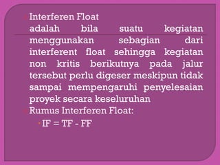 Slack dan float | PDF