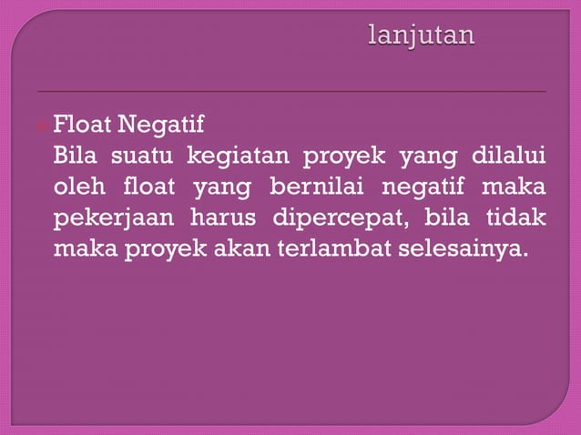 Slack dan float | PDF