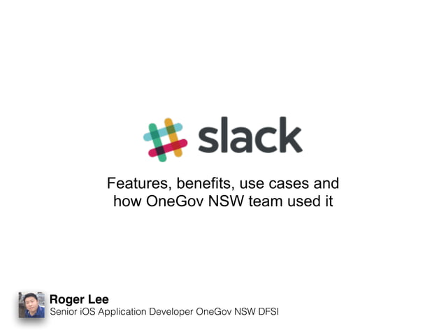 Slack features usecase | PPT