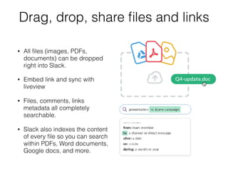 Slack features usecase | PPT | Free Download