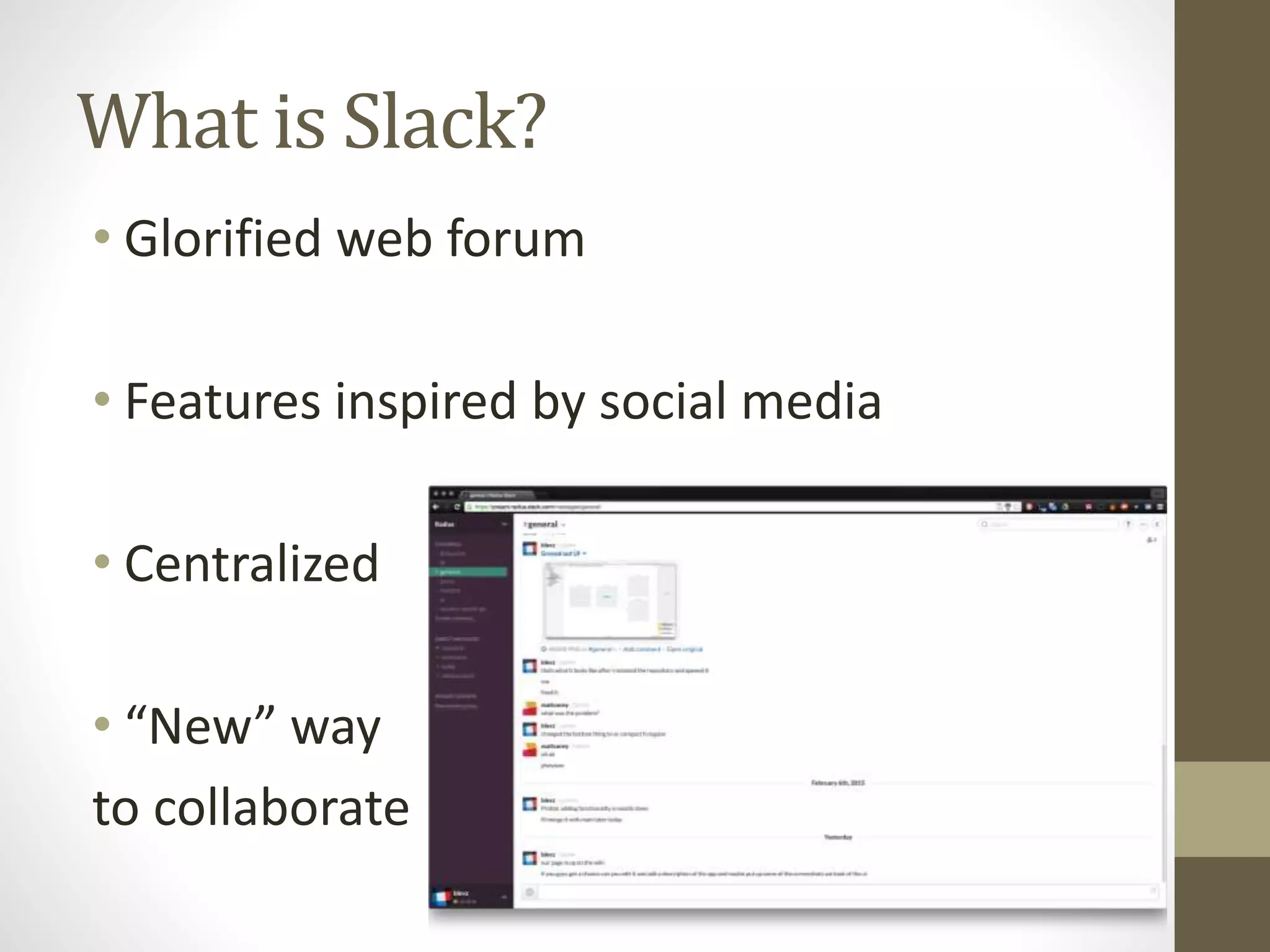 Slack presentation | PPTX