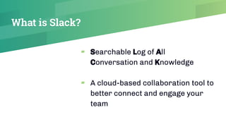Slack presentation | PDF