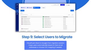 Slack to Google Chat Migration Guide for IT Admins | PPT