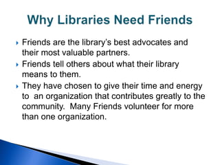 Saskatchewan Library Association conference, friends of the library ...