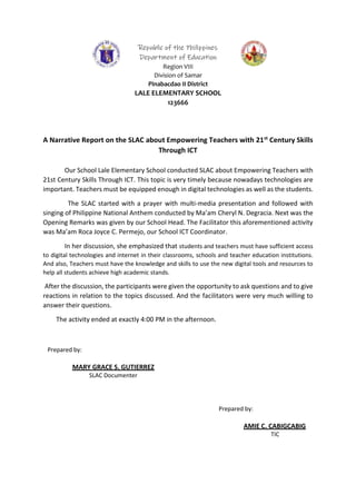 SLAC on Teaching strategies that Enhance HOTS 9-1-23.docx